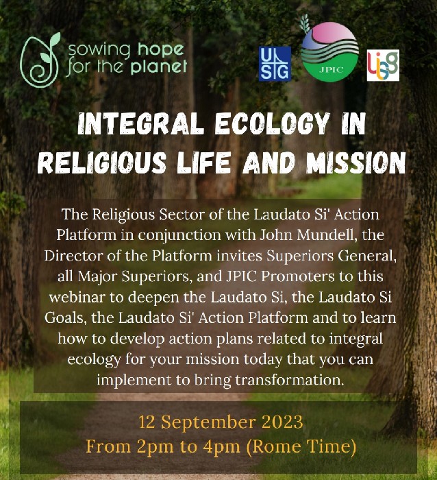 Integral Ecology in Religious Life and Mission :: USG - Unione ...