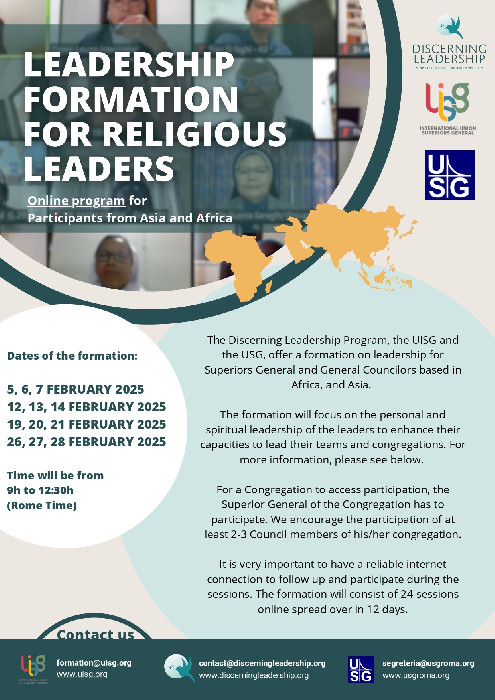 Leadership Formation for Religious Leaders :: USG - Unione Superiori ...
